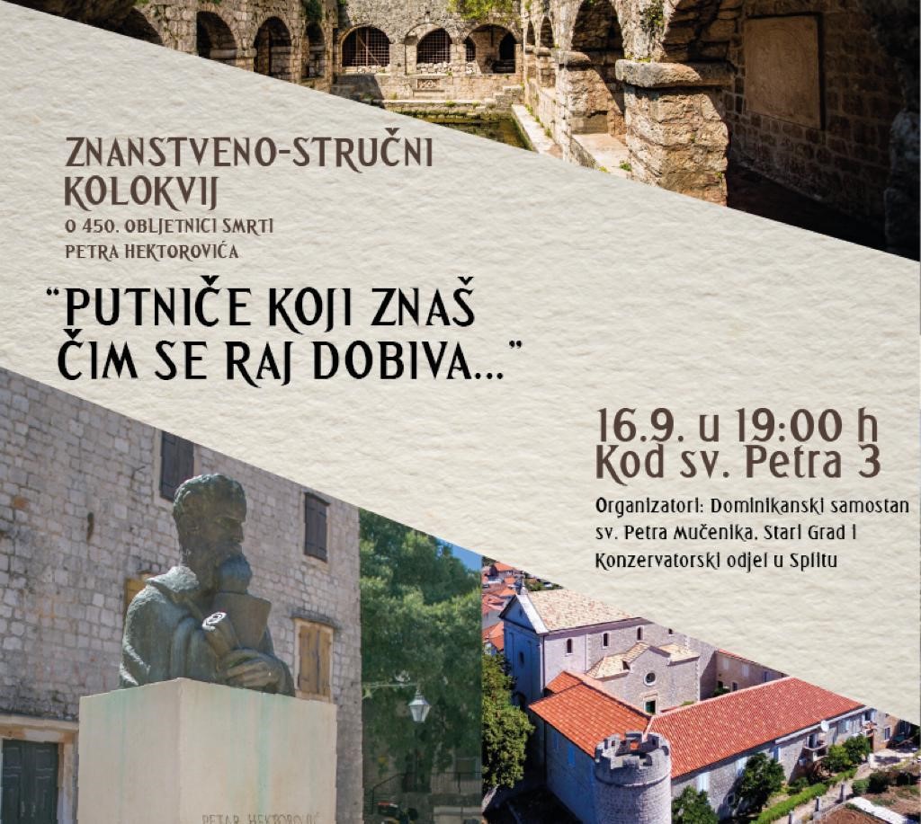 16.9. - Znanstveno-stručni kolokvij o 450. Obljetnici smrti Petra ...